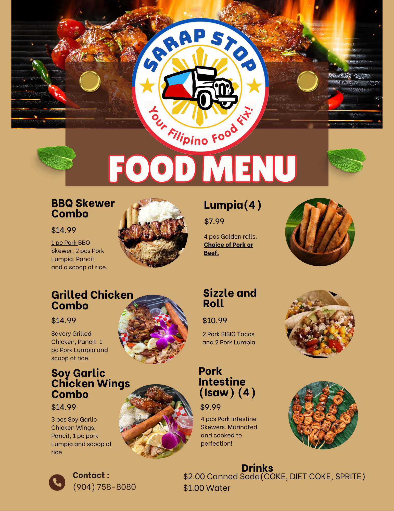 Today’s Menu – Sarap Stop